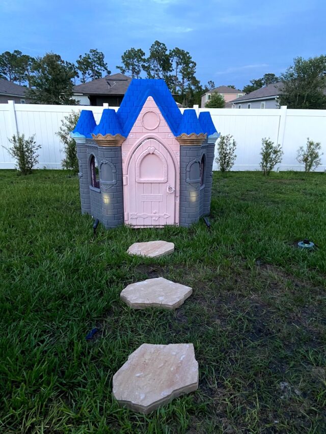 How to Make a Disney Castle Outdoor Playhouse