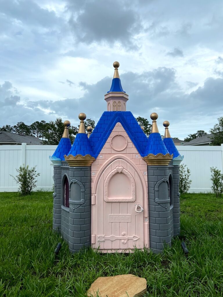 How to Make a Disney Castle Outdoor Playhouse