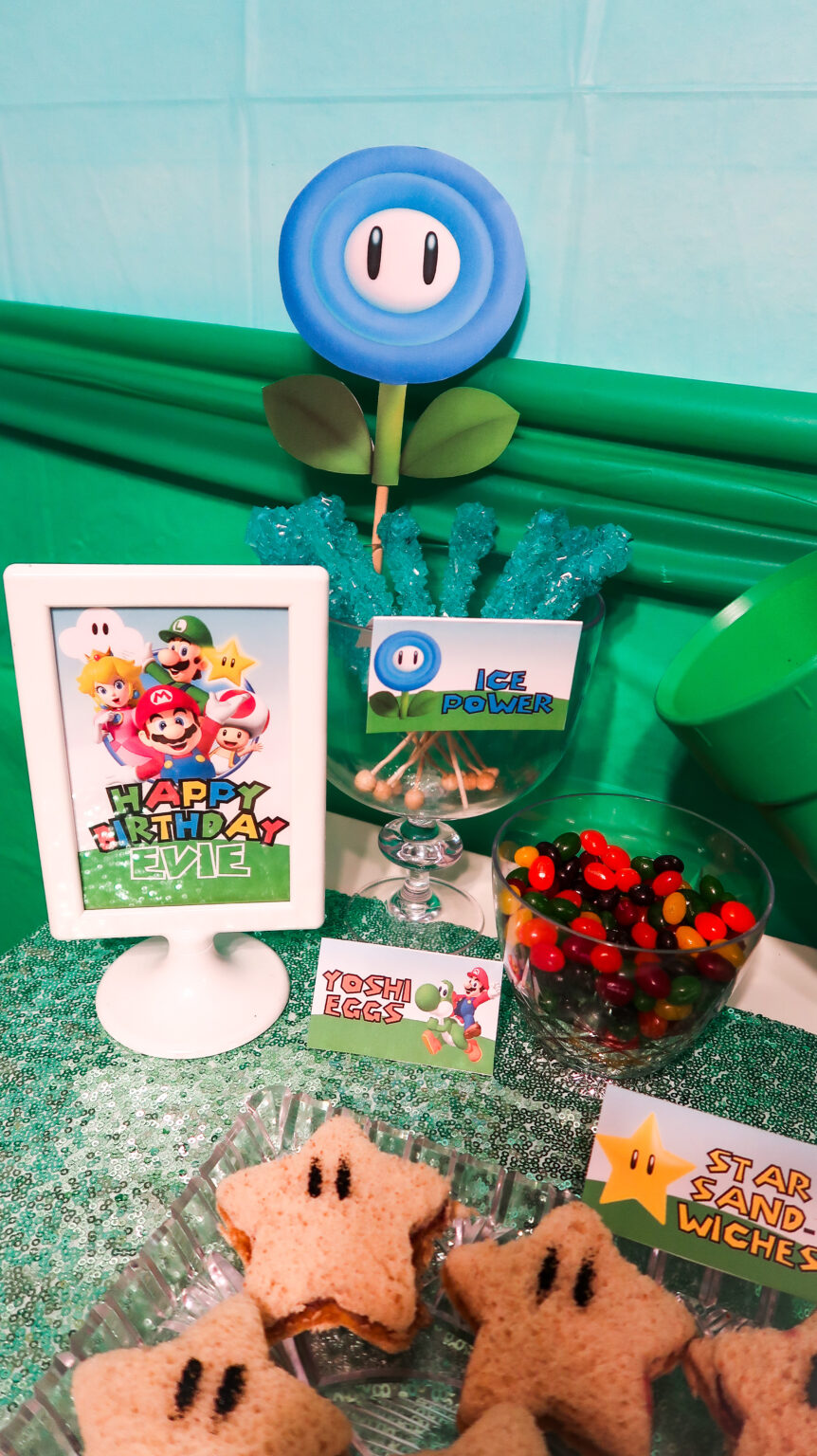 Super Mario Birthday Party Ideas DIY + FREE Printables