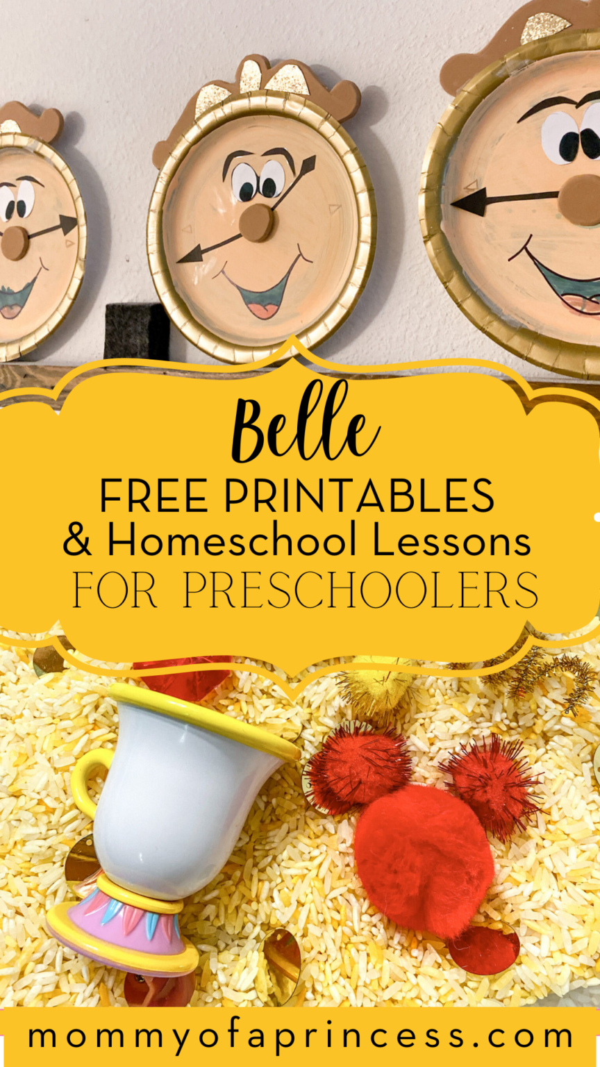 7 Easy Preschool at Home Activities for Beauty and the Beast